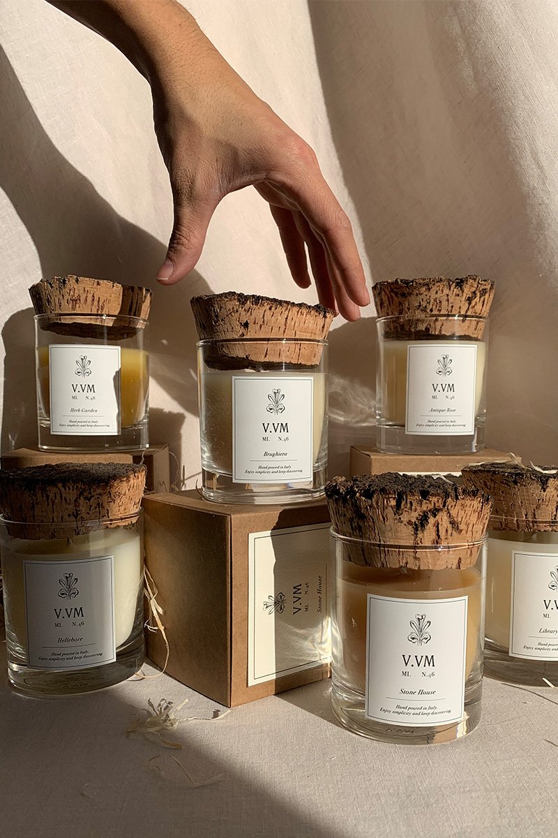 V.VM Home Candle - Herb Garden – Vicolo Via Mameli